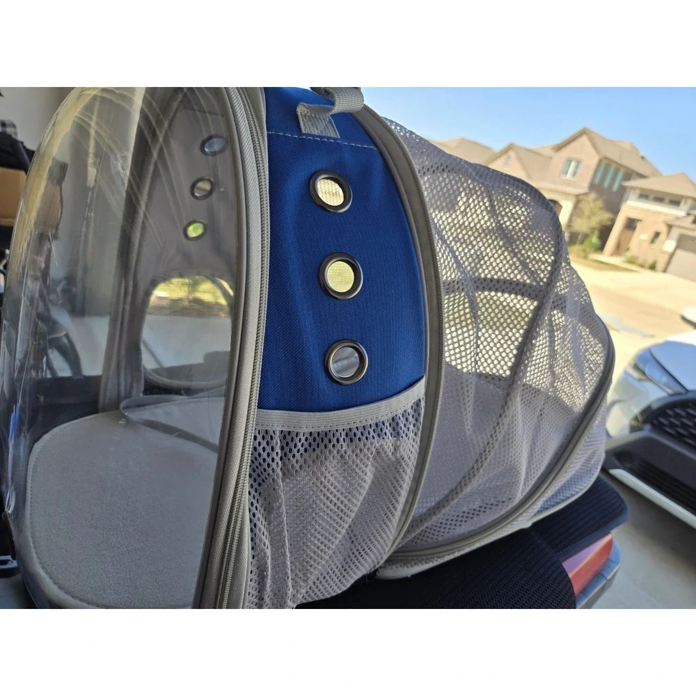 Halinfer | Cat | Pet Travel Carrier Cat Dog Dome Space Capsule Bubble ...